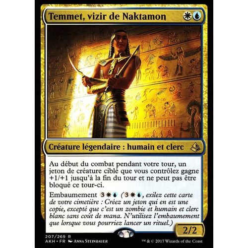 Temmet vizir de Naktamon - Mtg - Amonkhet - r - 207/269 | Rakuten