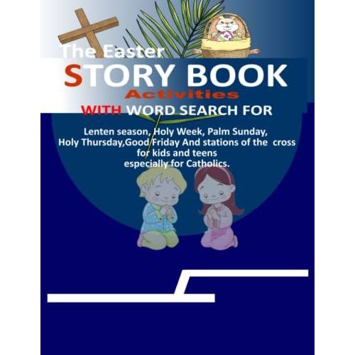 The Easter Story Book Activities with Word Search for Lenten Season ...