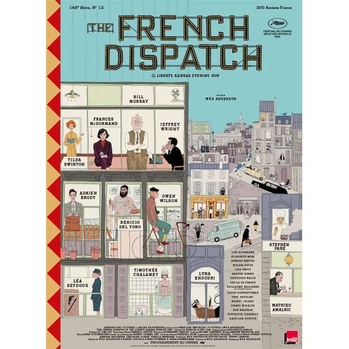 The french dispatch de Wes Anderson avec Timothée Chalamet, Léa Seydoux, bill murray, owen ...