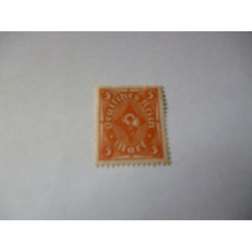 Timbre "deutsches reich : 5 marks". - Philatélie | Rakuten