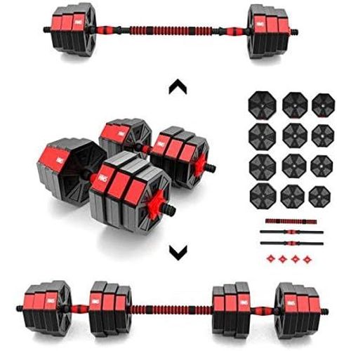 Timebreak Haltères Fitness+Haltères 20kg Nouveau Complet De Poids D ...