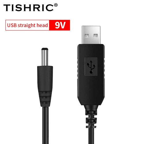 TISHRIC USB DC 5V To Power Cable Converter Boost Line Step Up Module Usb Adapter Cable 2.1x5.5mm ...