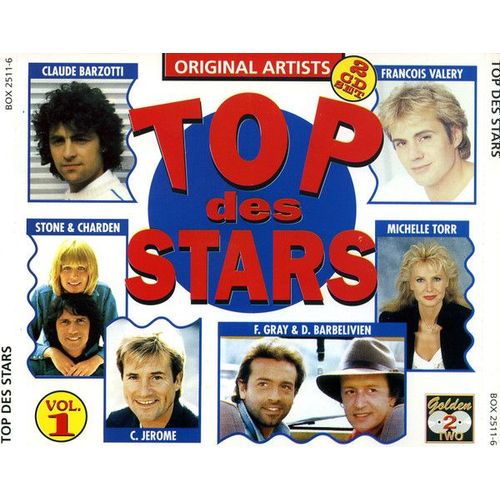 TOP DES STARS VOL.1 - 2CD BOXSET 28 TITRES - BOITIER CRISTAL EPAIS ...