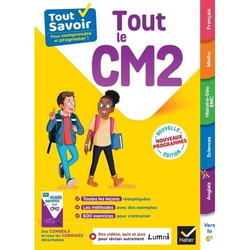 Tout Le Cm2 - Avec Le Guide Parents Détachable | Rakuten
