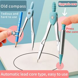 TRACAGE METROLOGIE,Hard ruler set pink--Règle de boussole ...