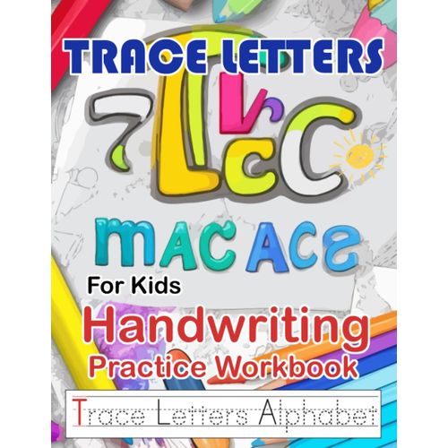 Trace & Color Safari: A Wild Adventure in Learning Alphabet Letters A ...