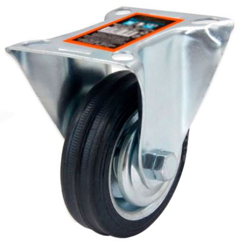 Tradineur Roulette Fixe Meubles 3 Fer Caoutchouc + Plaque de Montage ...