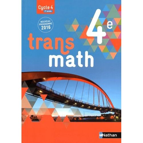Transmath 4e - Manuels-scolaires | Rakuten