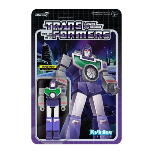 Transformers Evil Decepticon - Reflector - ReAction Action Figure | Rakuten