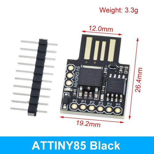 TZT-Carte de développement Micro Starter,Digispark,Blind,ATTINY85,TINY85 Tech,Ardu37IIC,I2C,USB ...