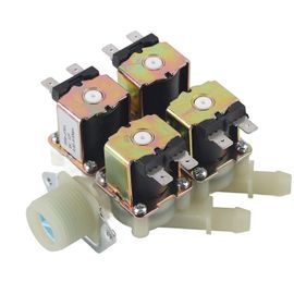 Vanne électromagnétique en plastique DC 12V DN20 G3/4"1 en 4 sorties ...