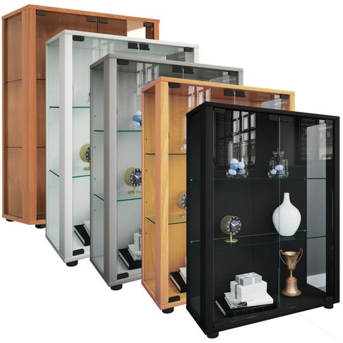 VCM Bois verre vitrine de collection vitrine en verre vitrine stand ...