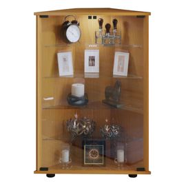 VCM Bois verre vitrine vitrine de collection en verre vitrine d'angle ...