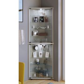 VCM Bois verre vitrine vitrine de collection en verre vitrine d'angle ...