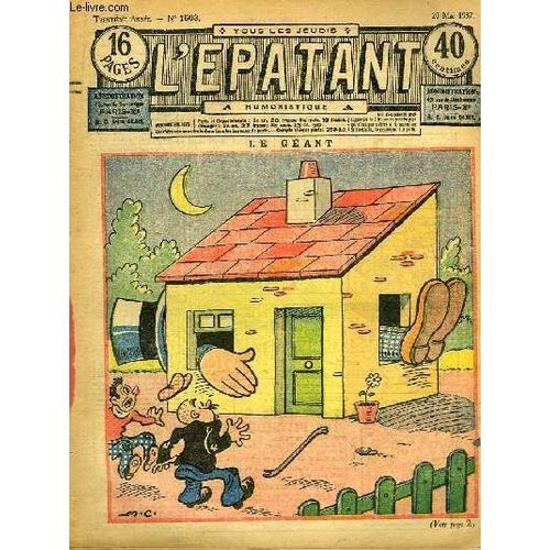 L'epatant N°1503 - 30ème Année : le Géant, Illustré Par M.C. - en ...