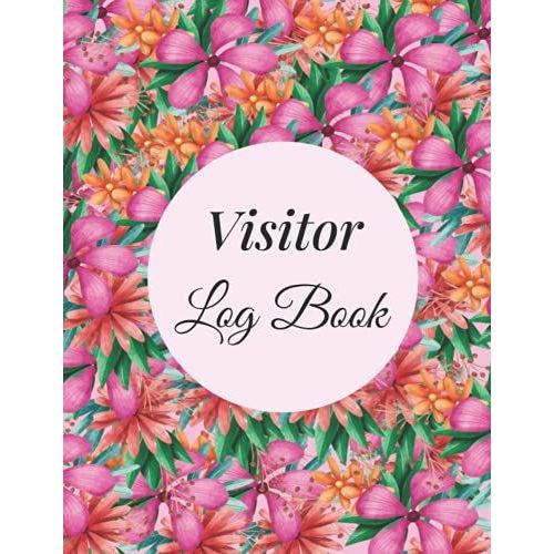 Visitor Log Book: Visitor Book for Business Visitor Sign in Sheets ...