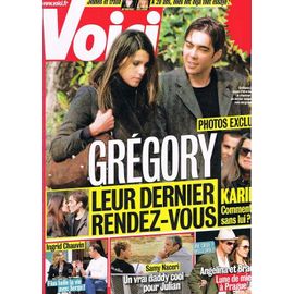 Voici (magazine) karine ferri & grégory lemarchal, ingrid chauvin, samy ...