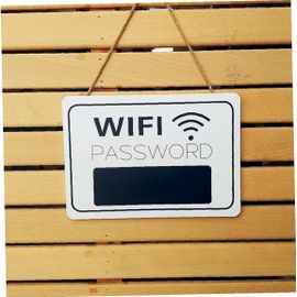 Wifi En Bois Panneau De Passe Panneau Suspendu Réception De Plaques ...