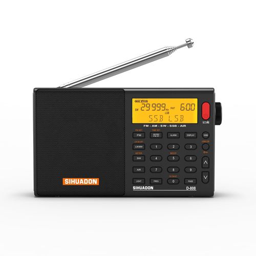 XHDATA D-808 AM/FM/SW/MW SSB AIR RDS Radio Portable Book ine Bande avec ...