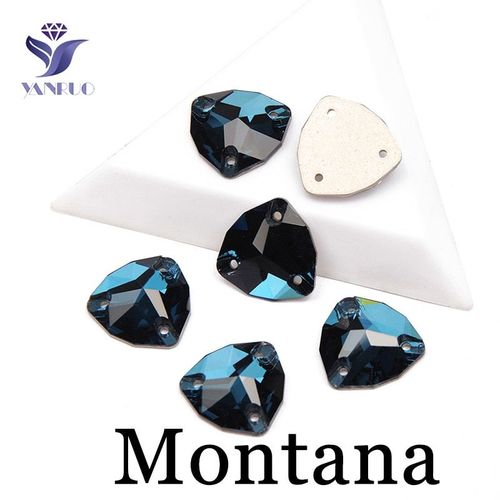 Yanruo 3272 Gros Triangle Toutes Les Couleurs Coudre Sur Des Pierres