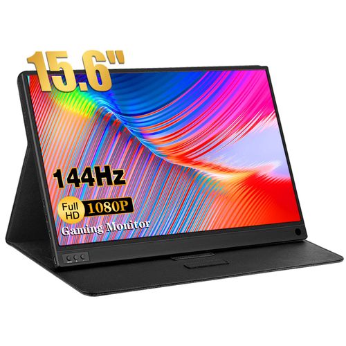 ZEUSLAP P15A Moniteur portable 15,6 pouces (144Hz), Écran portable IPS Full HD 1920x1080 avec ...