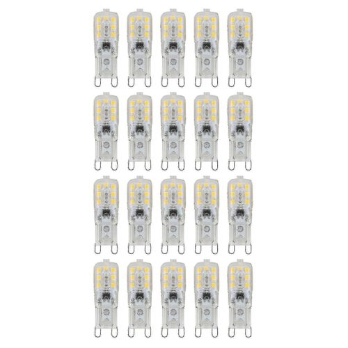 20 x G9 5w Led dimmable capsule ampoule remplacer les lampes Ac220-240v ...