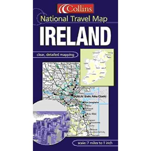 Ireland Travel Map pas cher - Meilleures offres Soldes Hiver 2026