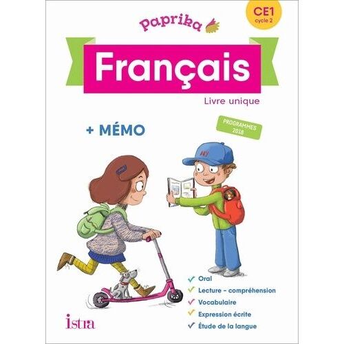 Français Ce1 Cycle 2 Paprika - Livre Élève | Rakuten