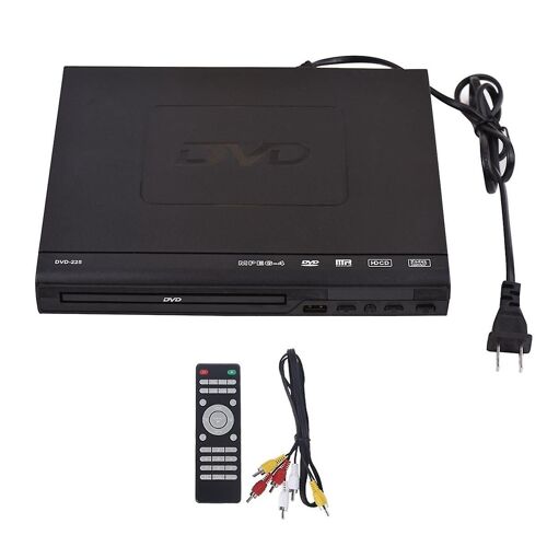 DVD-225 Home Lecteur DVD Lecteur multimédia numérique Sortie AV avec ...